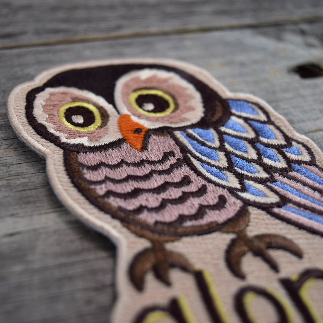 Alone Owl Embroidered Patch – Quiet Tide Goods